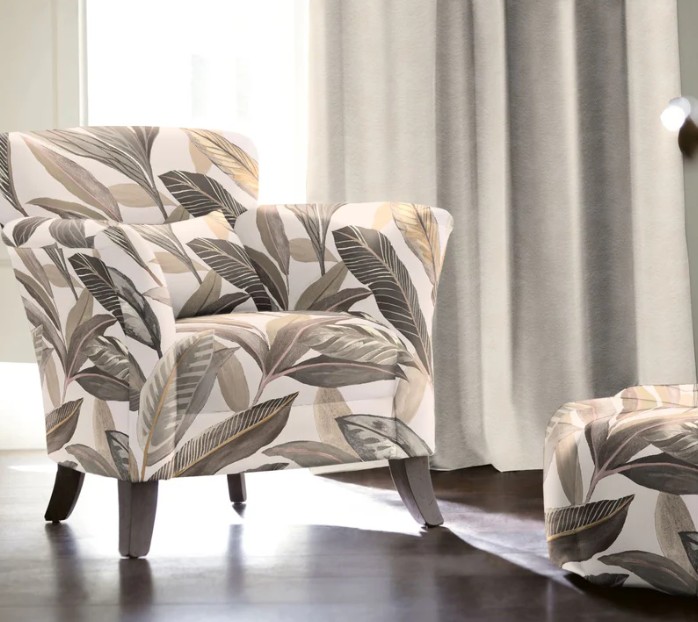 Grande Oasis - Ecru 12 fabric | Oasis | Arley House