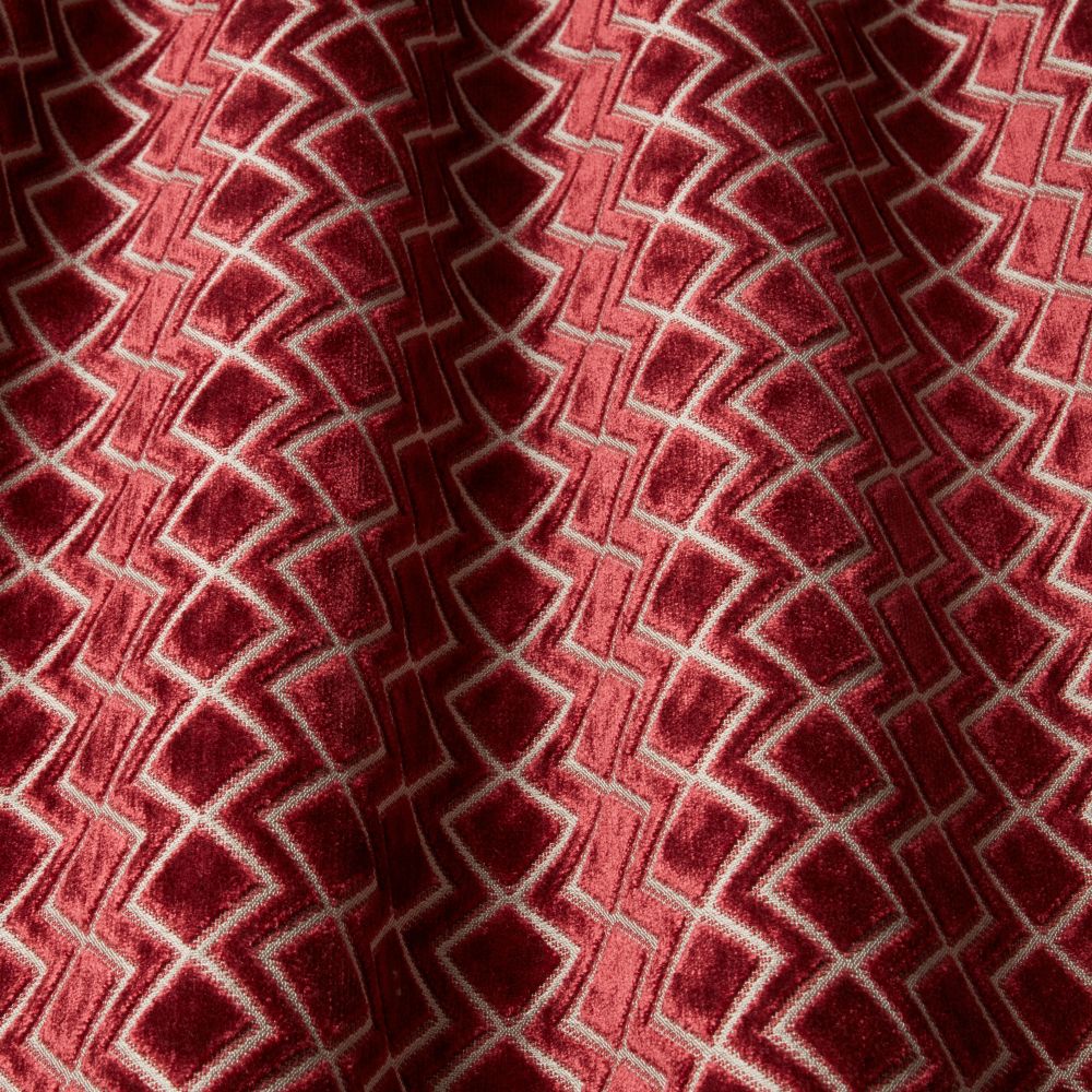 Halo - Claret fabric | Infinity Velvets | iLiv