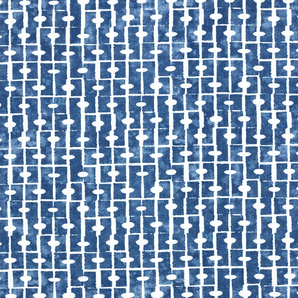 Haven - Navy fabric | Canopy Fabrics | Thibaut