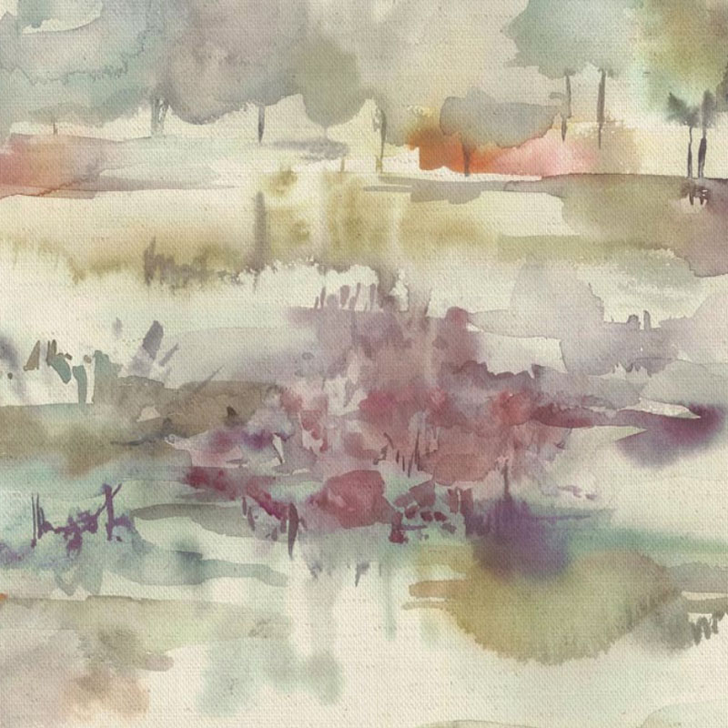 Heather Moors - Linen fabric | Wilderness | Voyage
