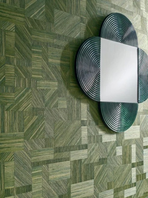 Imbrication - Vert Mousse wallpaper | Nature Sur Mesure - Textures ...