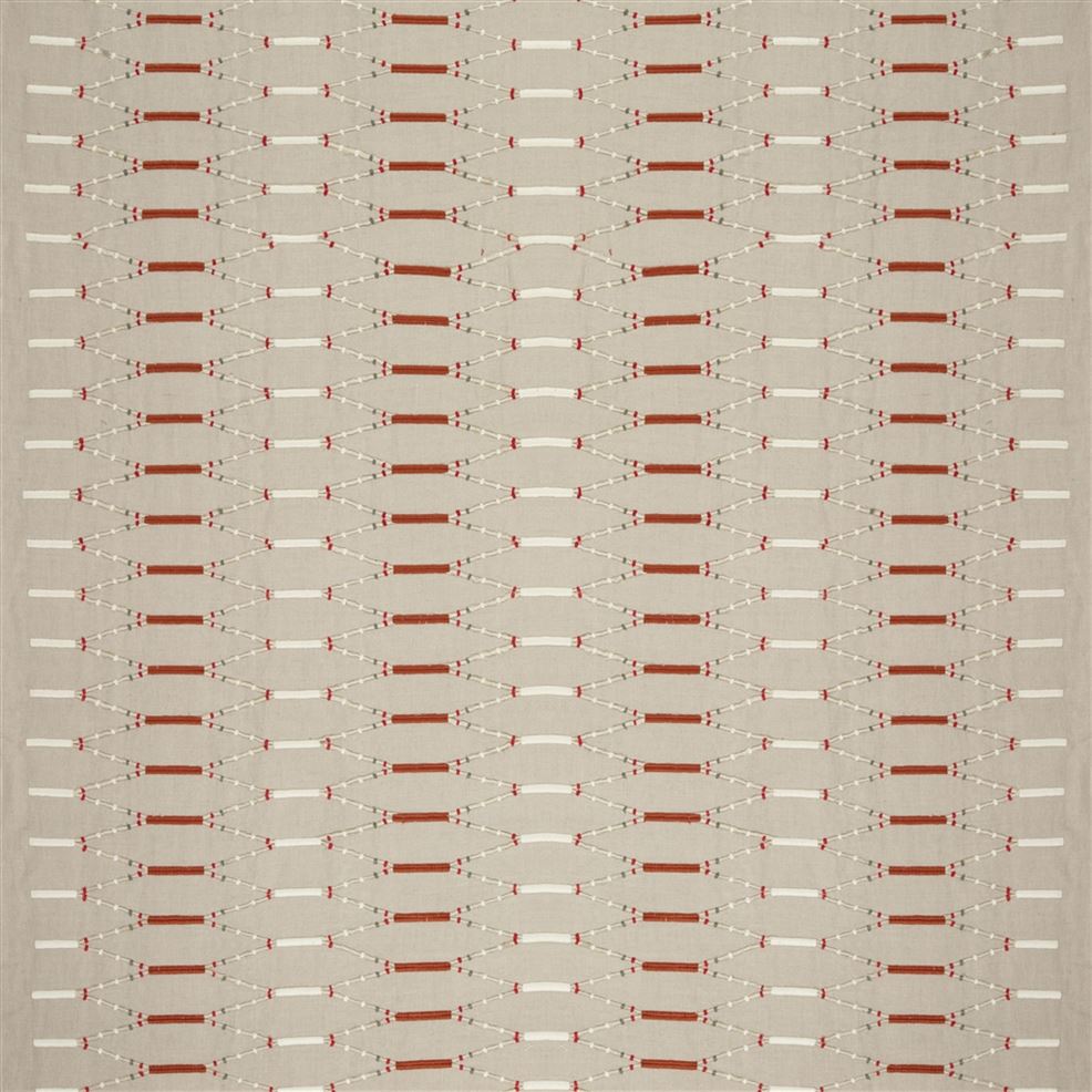 Inti - Sienna fabric | Banjara | William Yeoward