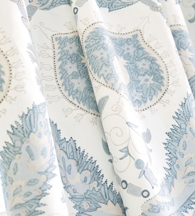 Lewis - Spa Blue fabric | Mesa Fabrics | Thibaut