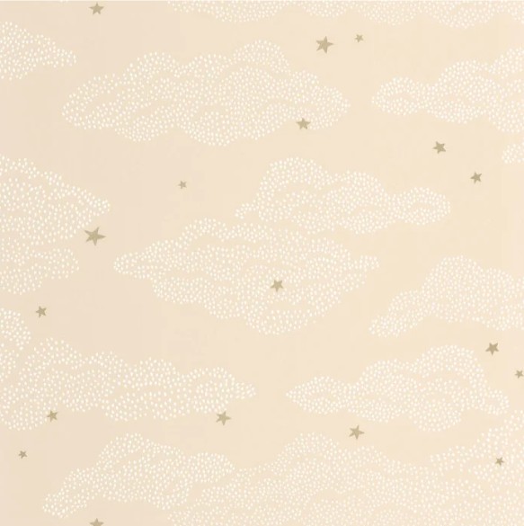 Little Clouds - Old Pink wallpaper | Happy Kids Club | Caselio