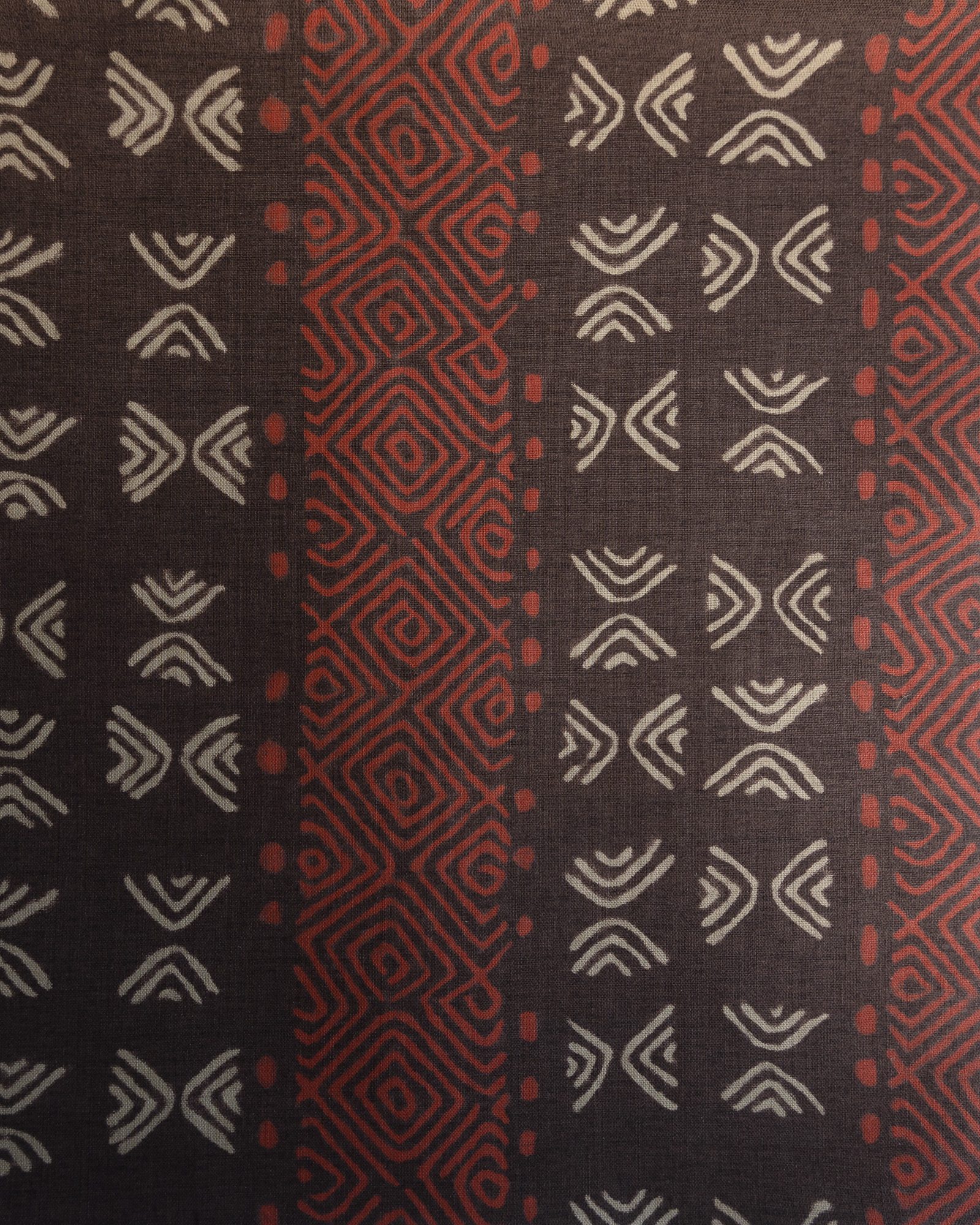 Mali - 03 Teak & Terracotta fabric | African Skies | Titley & Marr