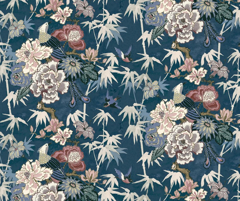 Maluku - Prussian Blue 17 fabric | Persia | Arley House