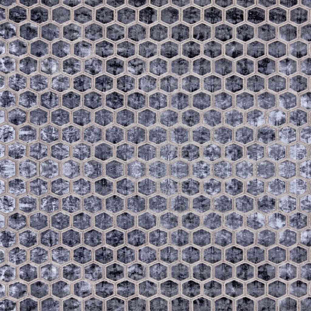 Manipur - Graphite fabric | Manipur | Designers Guild