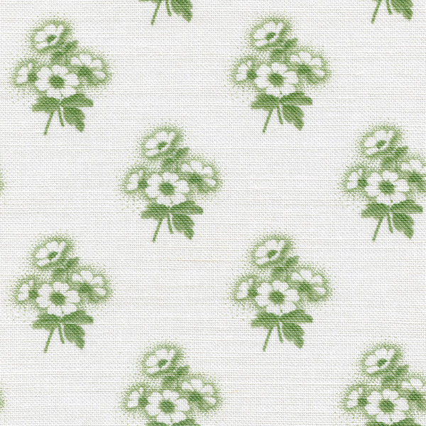 Marguerite - Summer House Green fabric | Florence And The Flowers | Meg ...