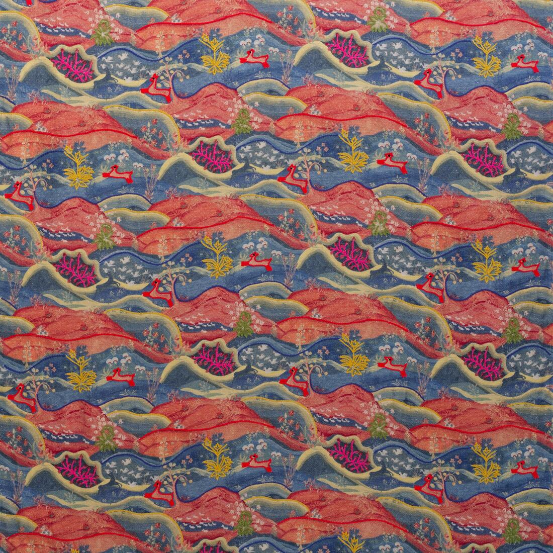 Meadow - Multi fabric | Harvest Moon x Kit Kemp Fabrics | Andrew Martin