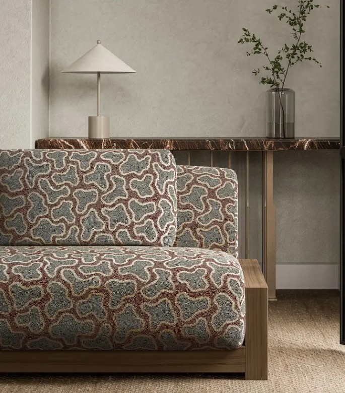 Molten - Quartz/Jasper fabric | Defined Momentum Velvets | Harlequin