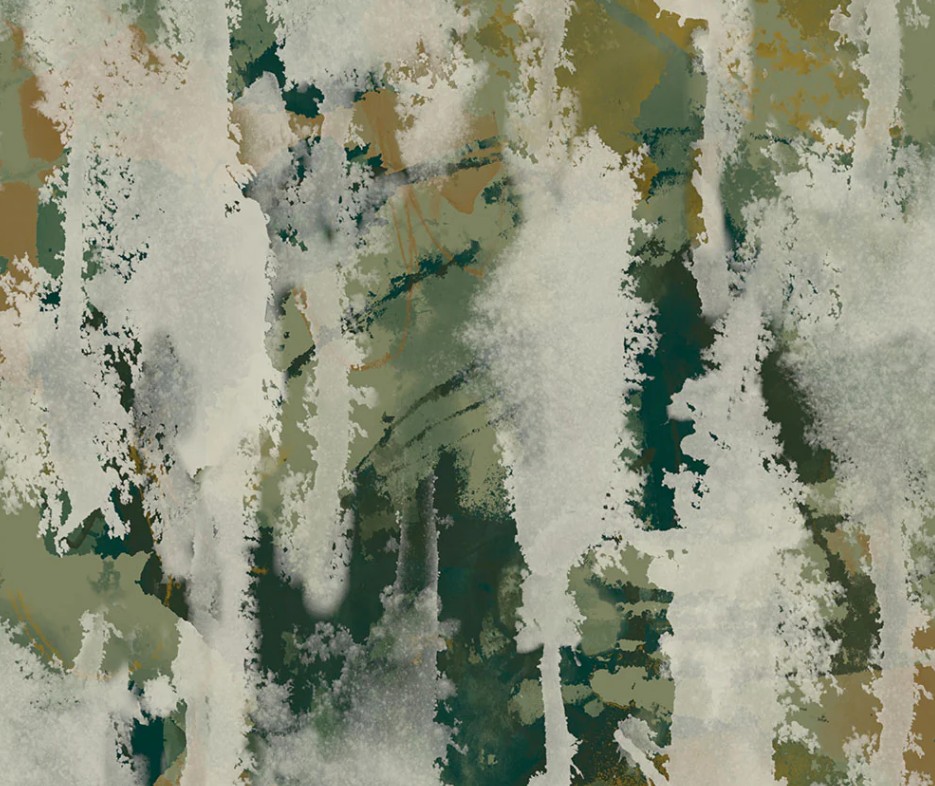 Moonstone - Evergreen 16 fabric | Travertine | Arley House