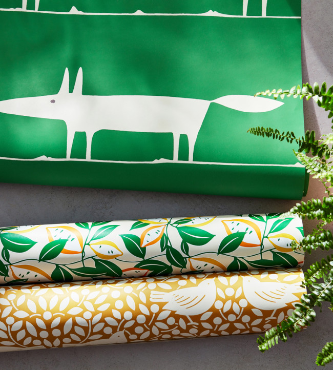 Mr Fox Wallpaper - Mint Leaf wallpaper | Mr Fox Wallpapers | Scion