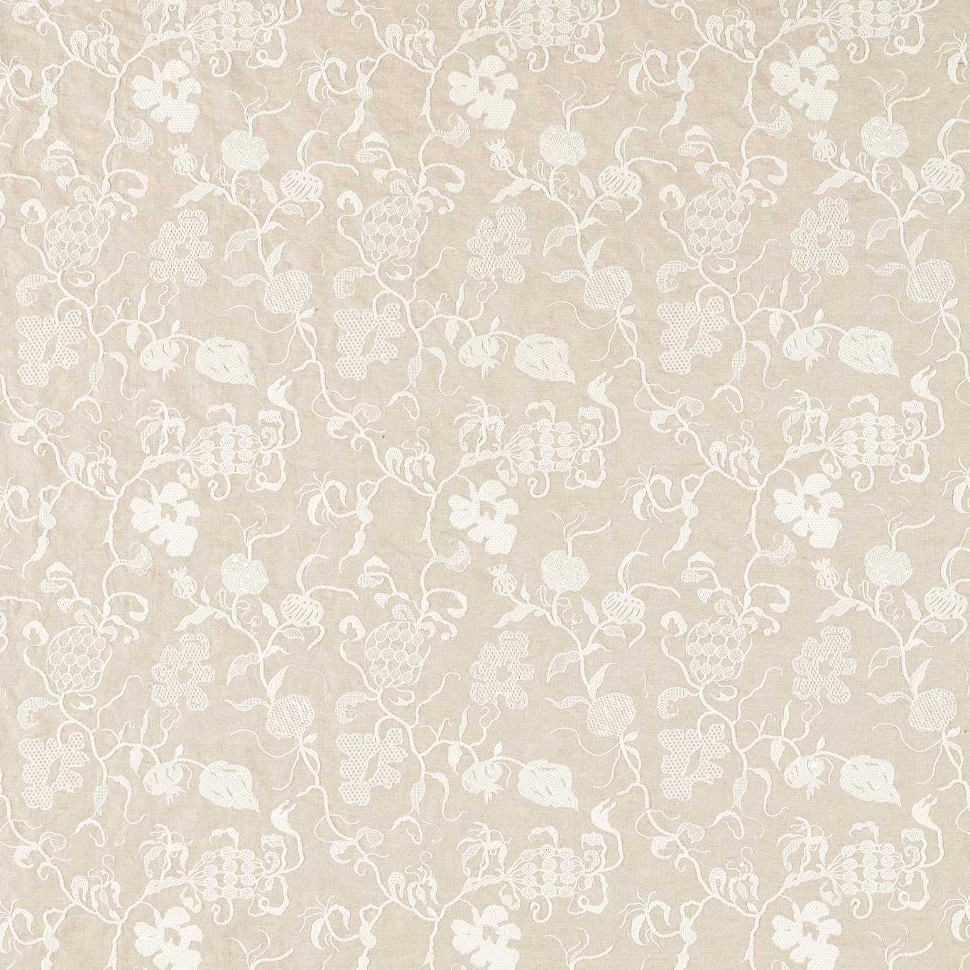 Mydsommer Pickings - Linen / Chalk fabric | Sanderson x Giles Deacon ...