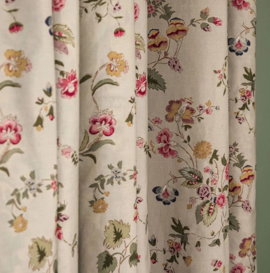 Nectar Fields - Sage/Blossom fabric | Sanderson x National Trust Volume ...