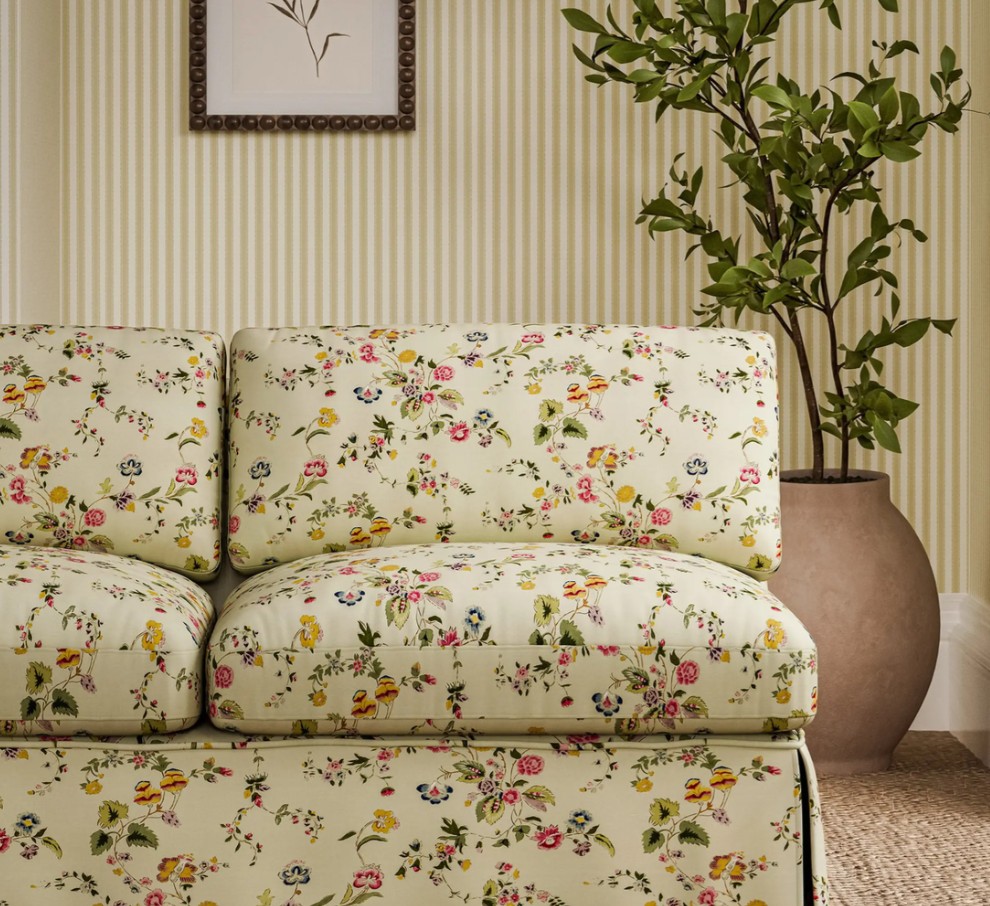 Nectar Fields - Sage/Blossom fabric | Sanderson x National Trust Volume ...