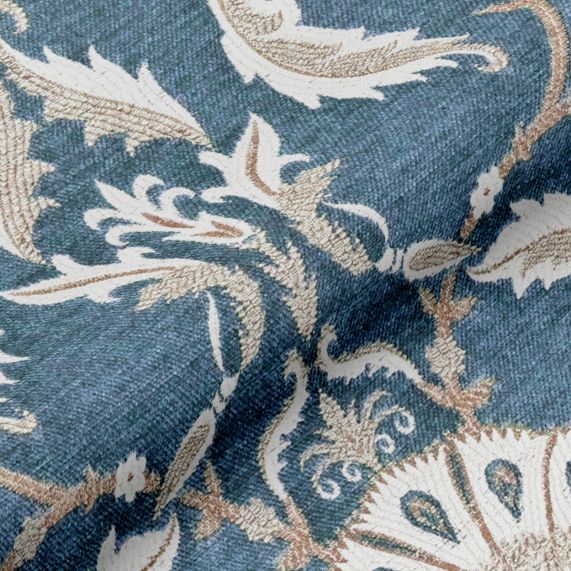 Osborne - Balmoral Blue fabric | Osbourne | Jim Dickens