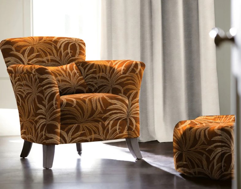 Palmetto - Yam fabric | Arley Florals | Arley House