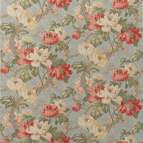 Peony Summer - Sky fabric | Pavillion | Andrew Martin