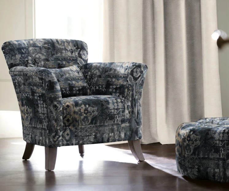 Persia - Noir 9 fabric | Persia | Arley House