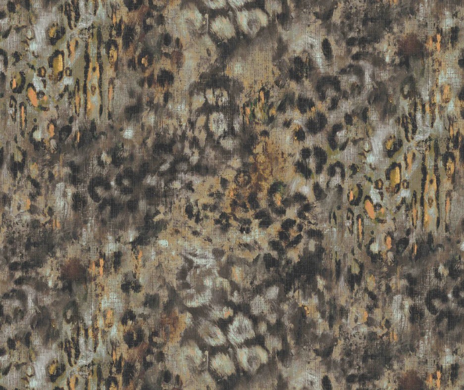 Persian Leopard - Ash Grey 17 fabric | Rainforest | Arley House