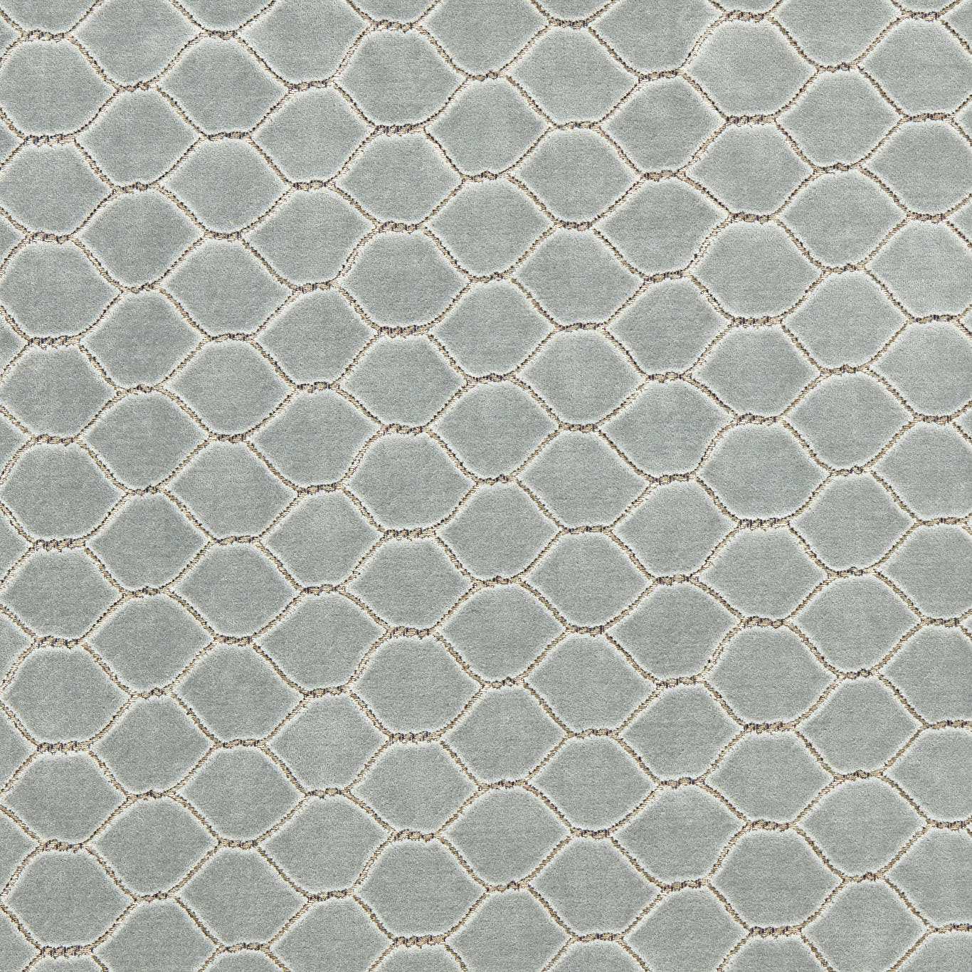 Faraday Velvet - Porcelain fabric | Faraday Velvet | Sanderson