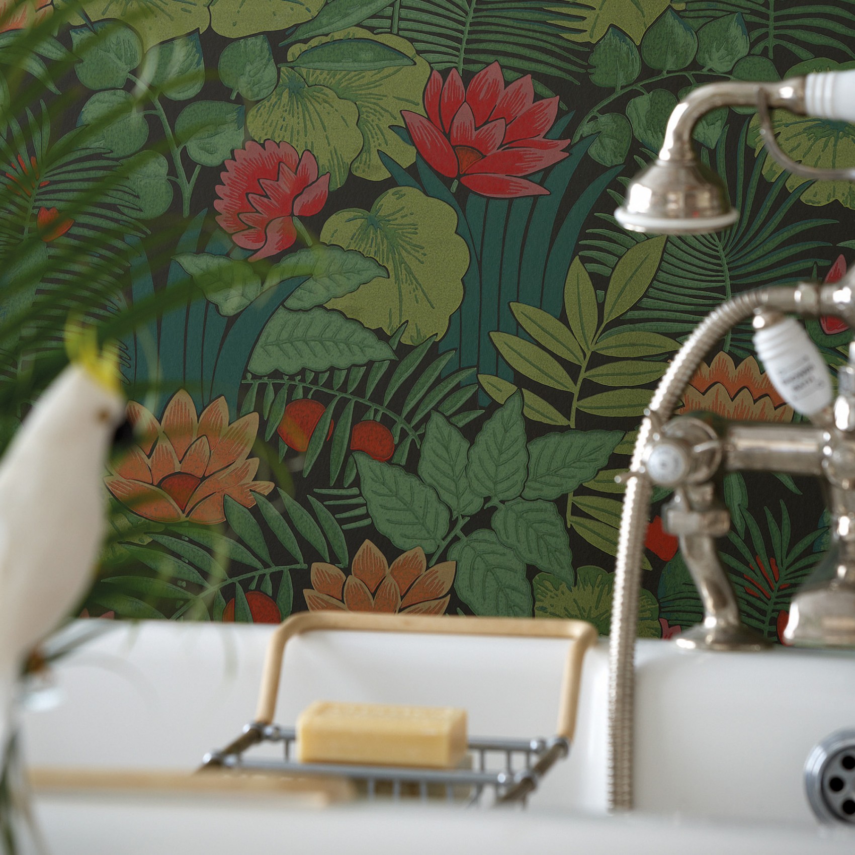 Reverie - Jungle wallpaper | 20th Century Papers | Little Greene Paint ...