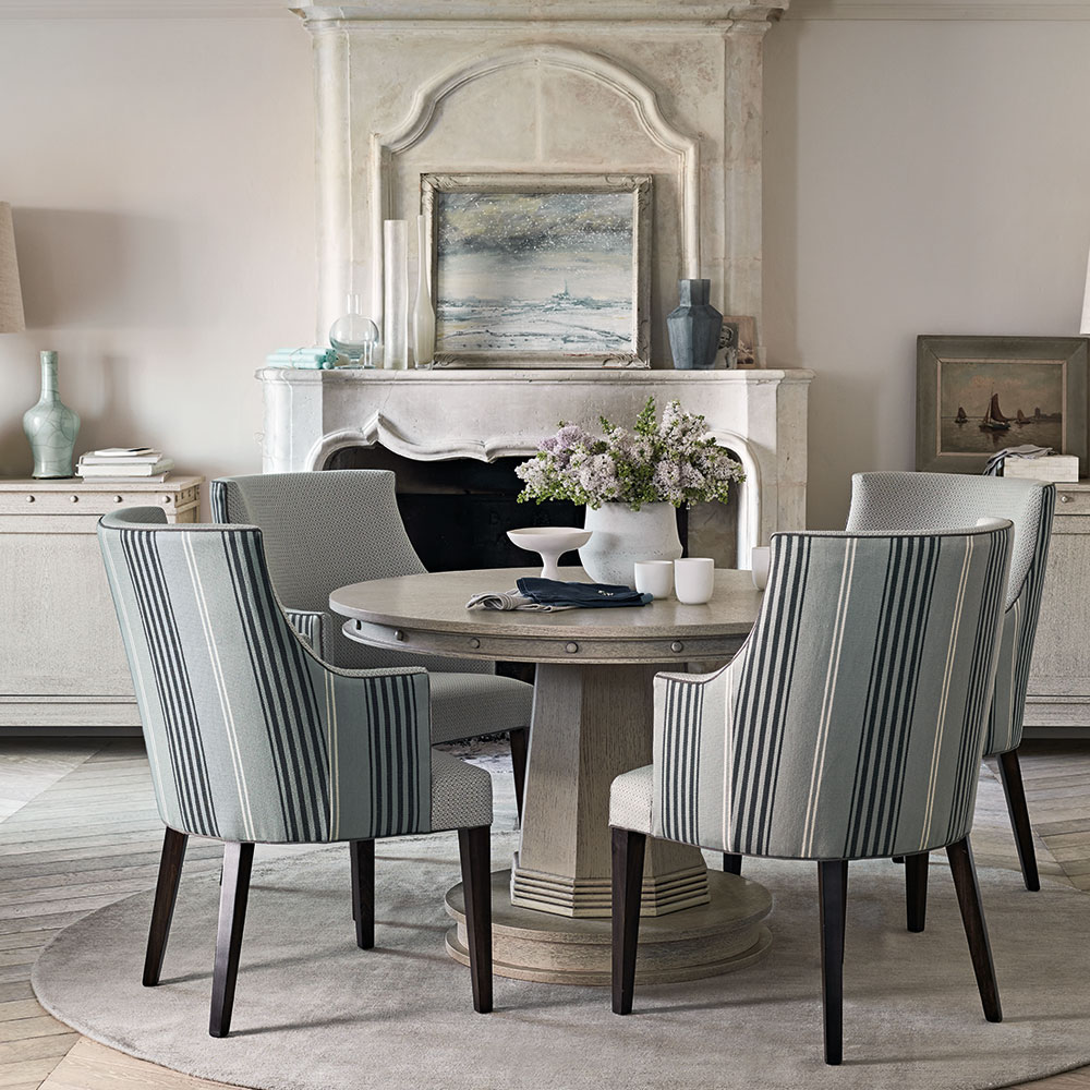 Rowan - French Blue fabric | Orton | Romo