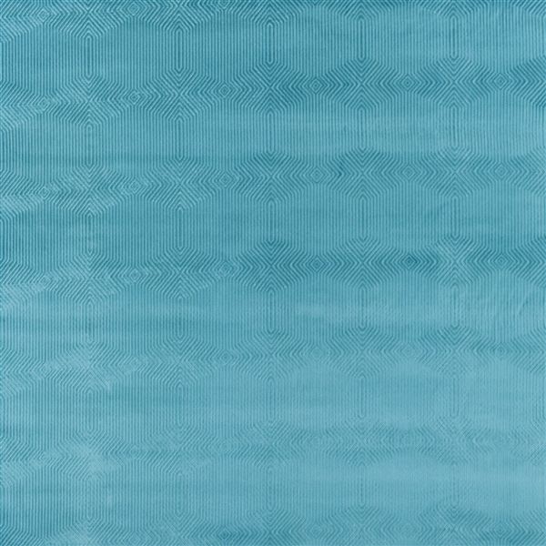 Roxburgh - Turquoise fabric | Forsyth Weaves | Designers Guild