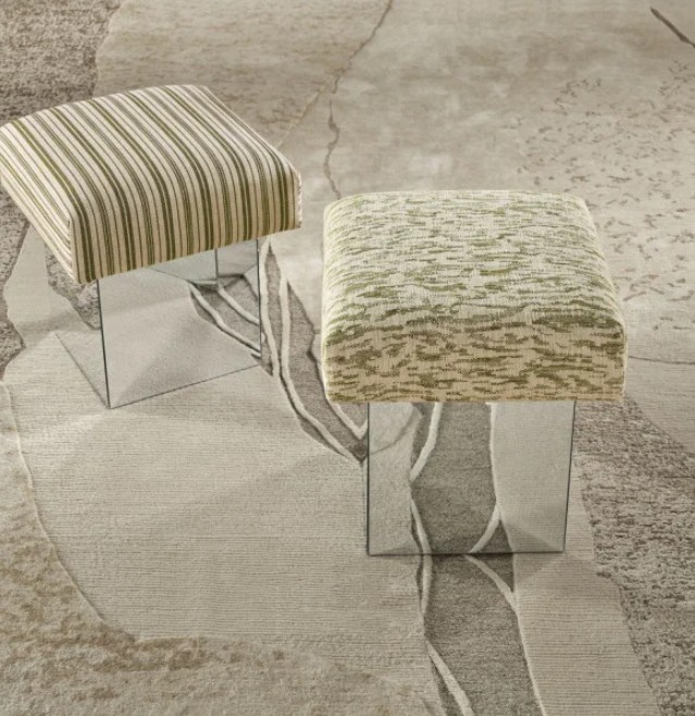 Section - Kaki fabric | Nouvel Angle | Casamance