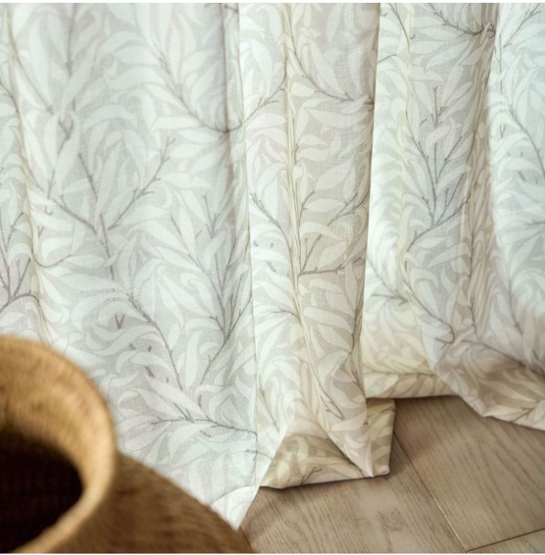 Pure Willow Boughs Sheer - Linen fabric | Simply Wide Width Fabric ...