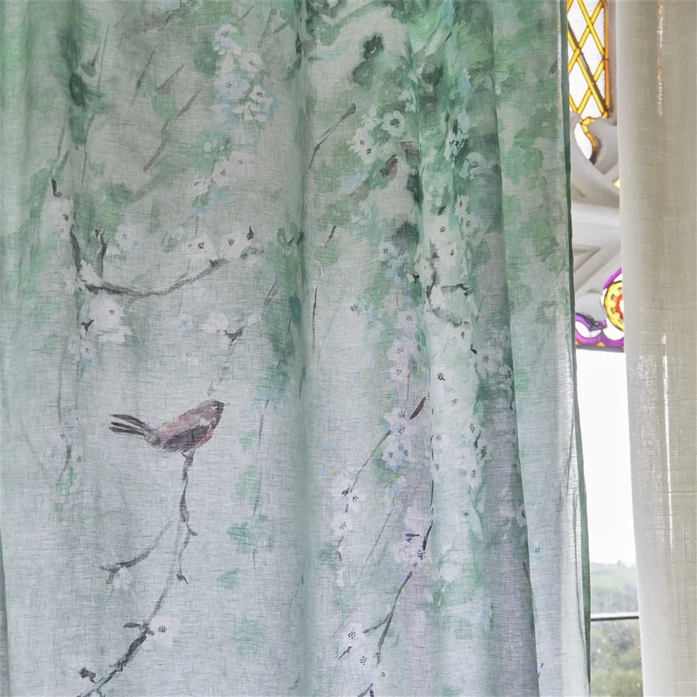 Shinsha Alta - Celadon fabric | Ghirlanda Fabrics | Designers Guild