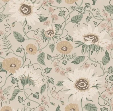 Solveig - Clay wallpaper | Pattern stories | Sandberg