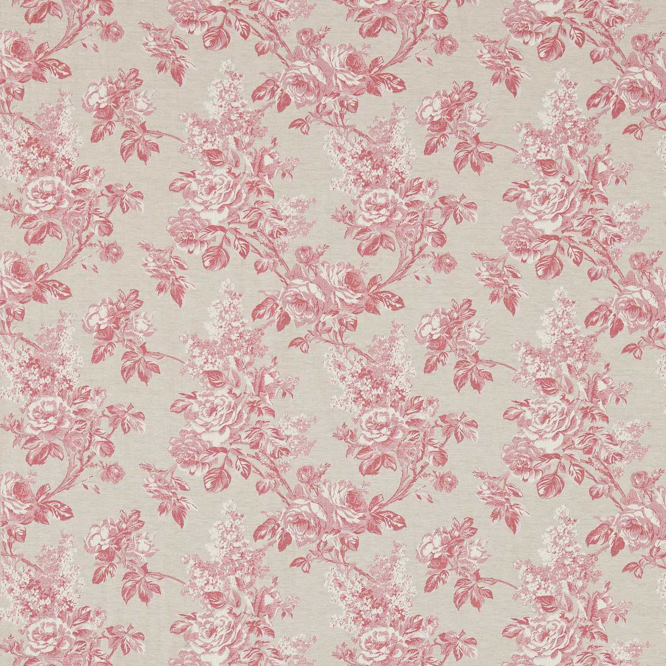 Sorilla Damask - Rose/Linen fabric | Lymington Damasks and Stripes ...