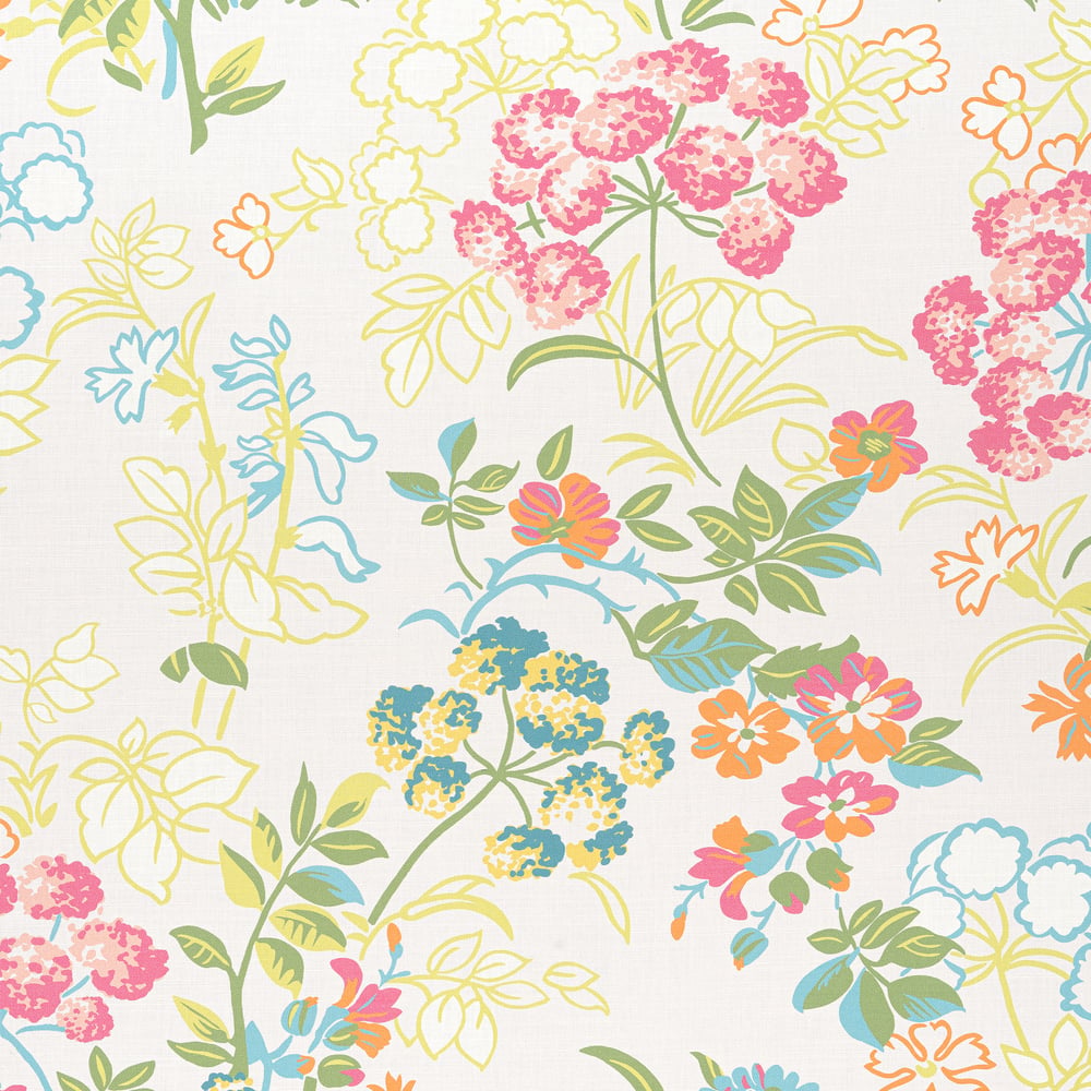 Spring Garden - Cream fabric | Canopy Fabrics | Thibaut