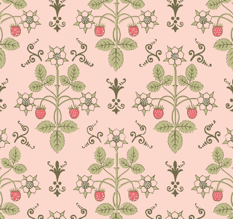 Strawberry - Chelsea Pink wallpaper | Classics Collection Vol.I | Cole ...