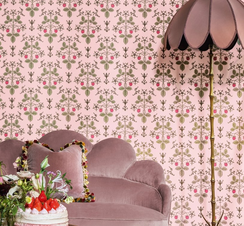 Strawberry - Chelsea Pink wallpaper | Classics Collection Vol.I | Cole ...