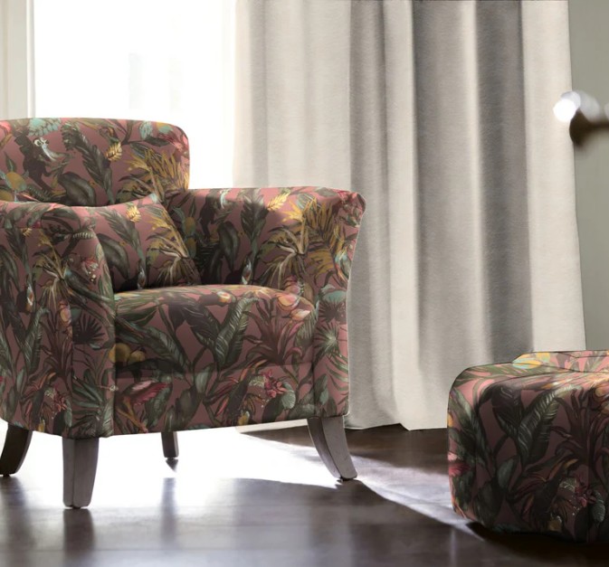 Sumatra - Blush 7 fabric | Java | Arley House