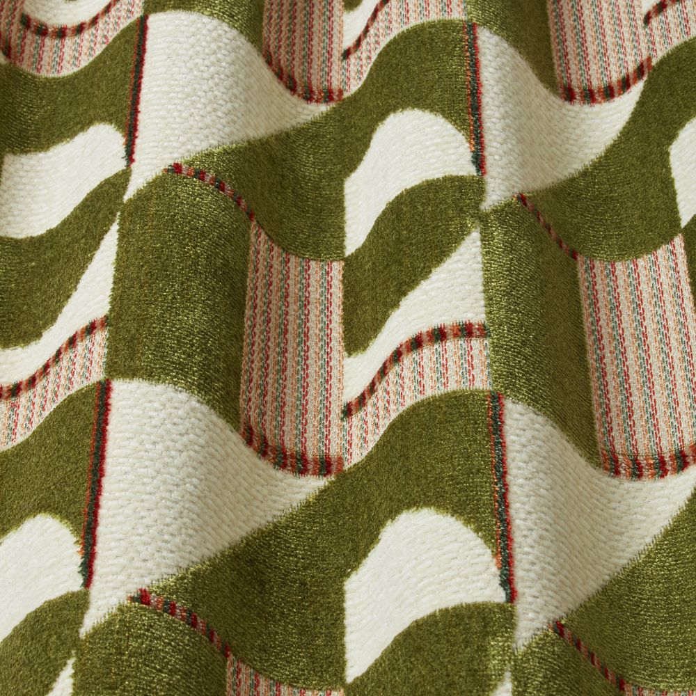 Tetra - Olive fabric | Infinity Velvets | iLiv