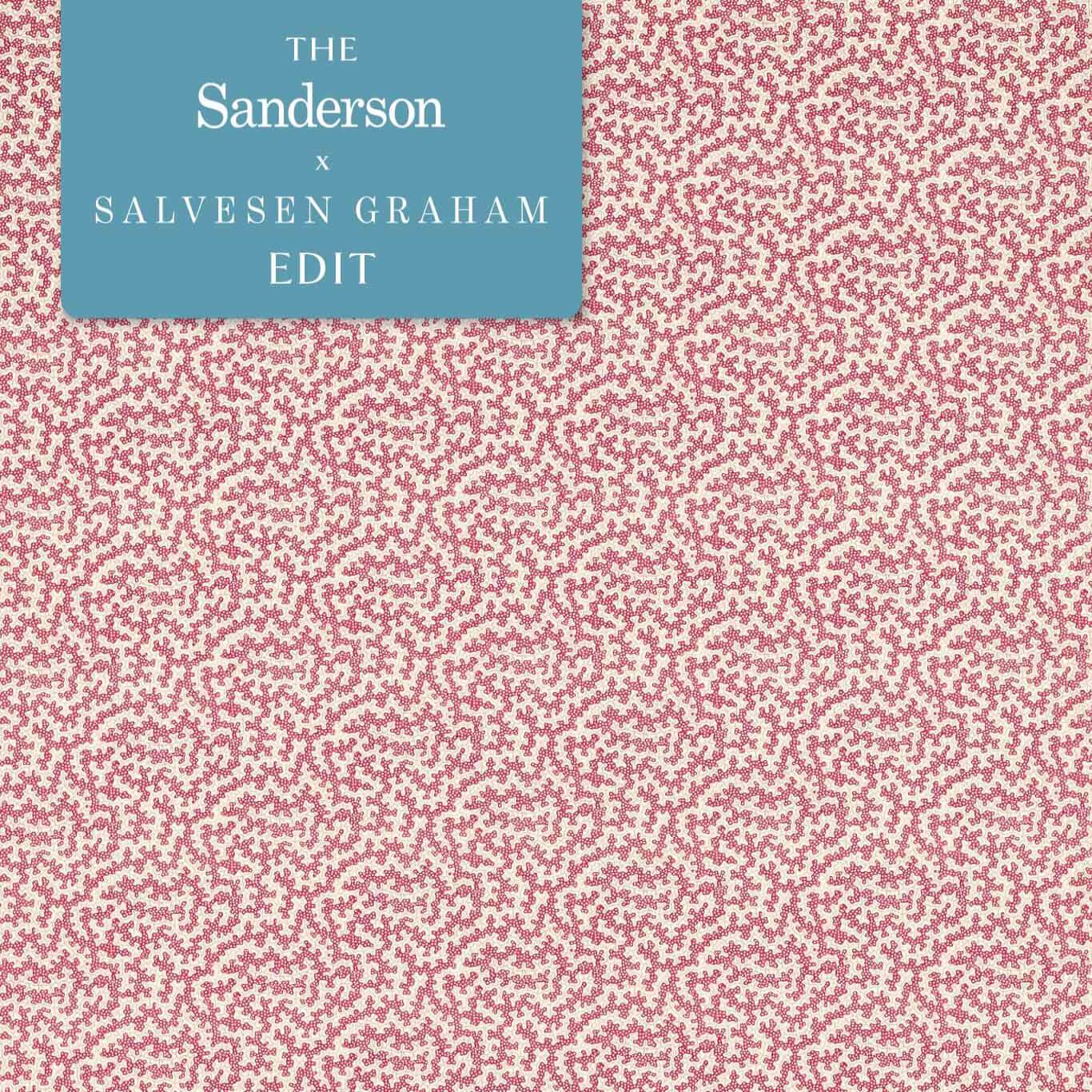 Truffle - Damson fabric | Sanderson X Salvesen Graham | Sanderson