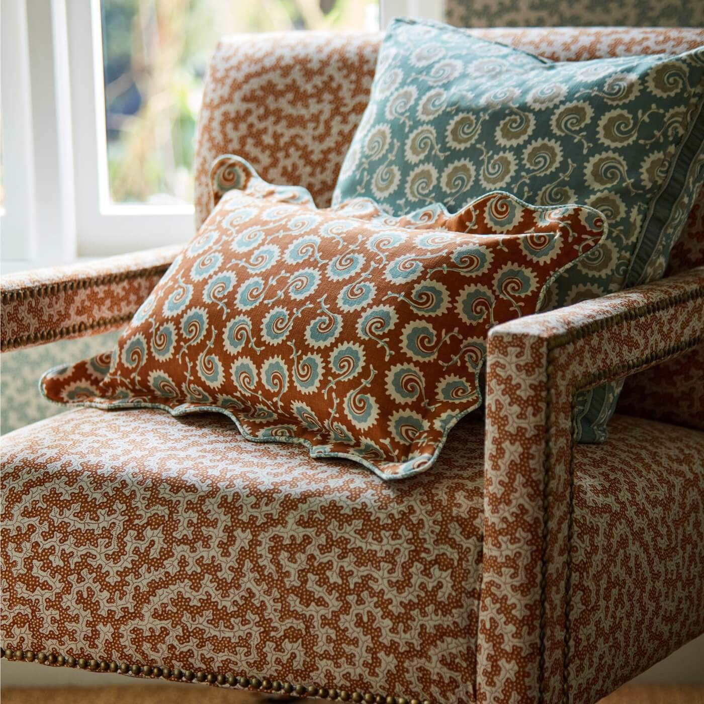 Truffle - Rowan Berry fabric | Sanderson X Salvesen Graham | Sanderson