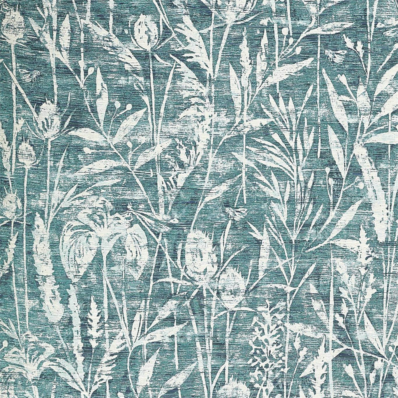 Violet Grasses - Cobalt fabric | A Celebration of the National Trust ...