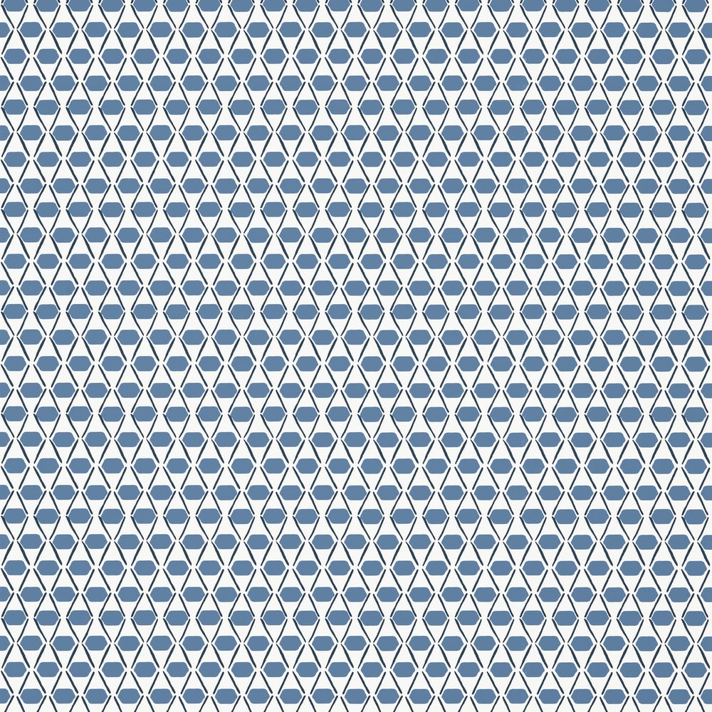 Denver - Blue wallpaper | Canopy Wallpaper | Thibaut