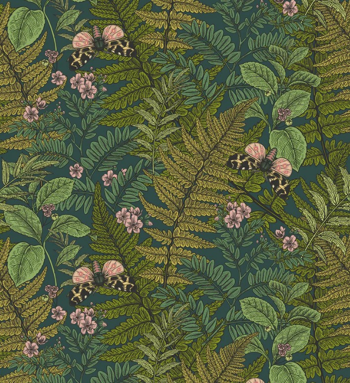 Wild Ferns - Forest Mix wallpaper | Fleur | Hoopla Walls