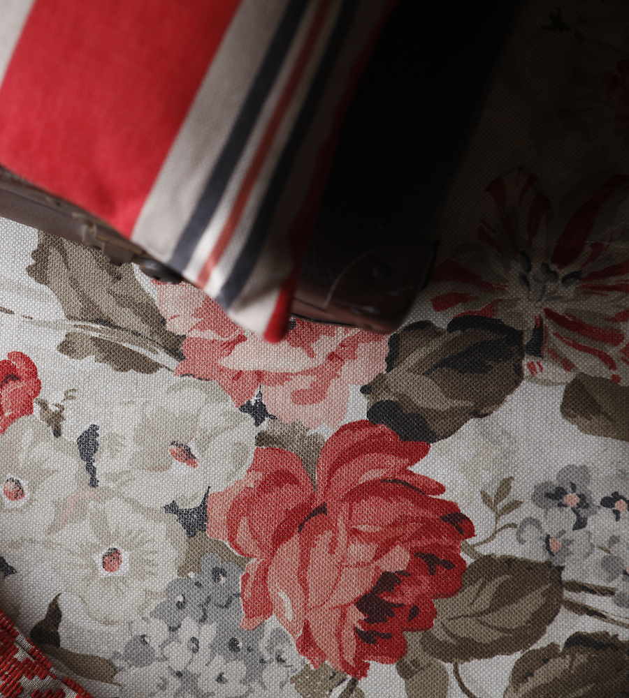 Wolseley - Red fabric | Wolseley | Warwick