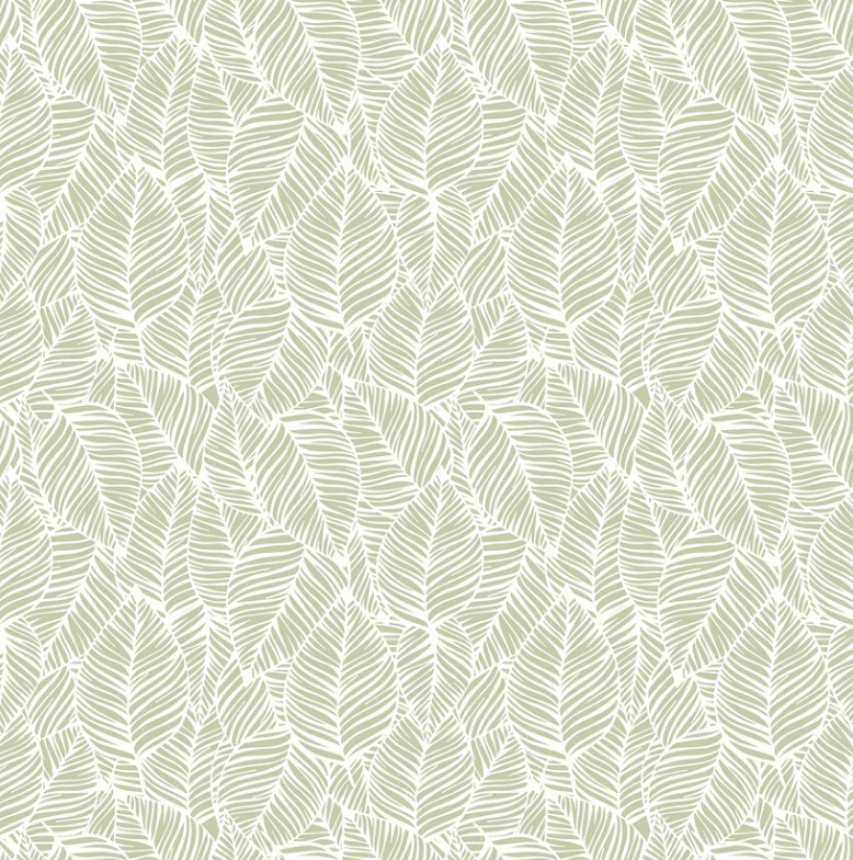 Zebra Leaf - Olive wallpaper | Purity | Hoopla Walls