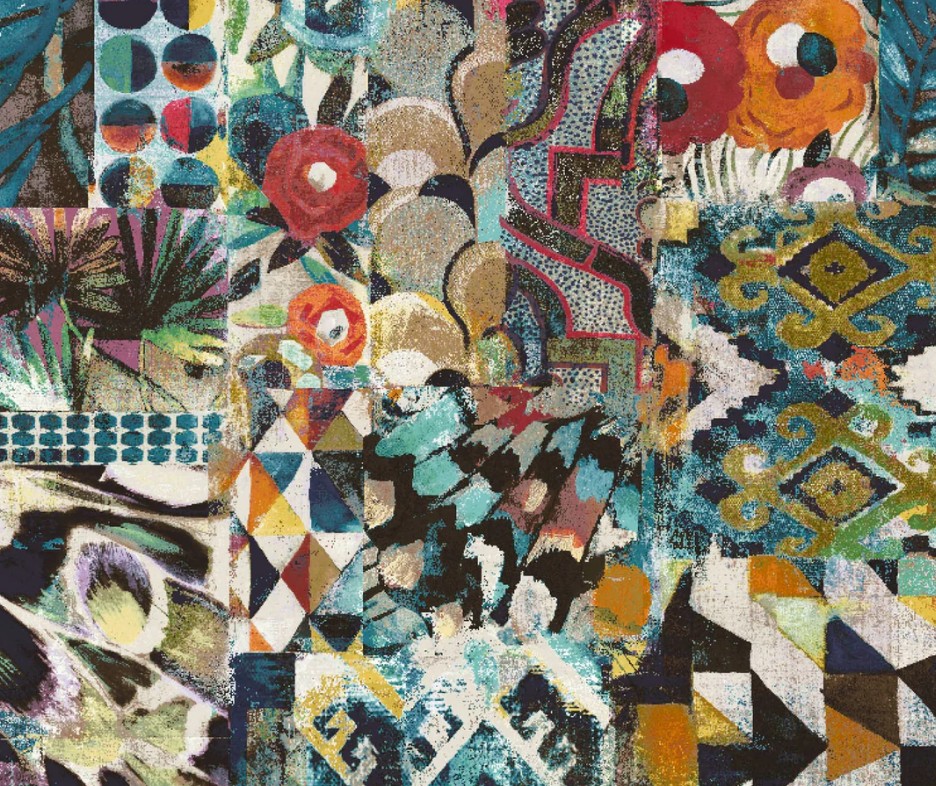 Zoe - Multi 1 fabric | Java | Arley House